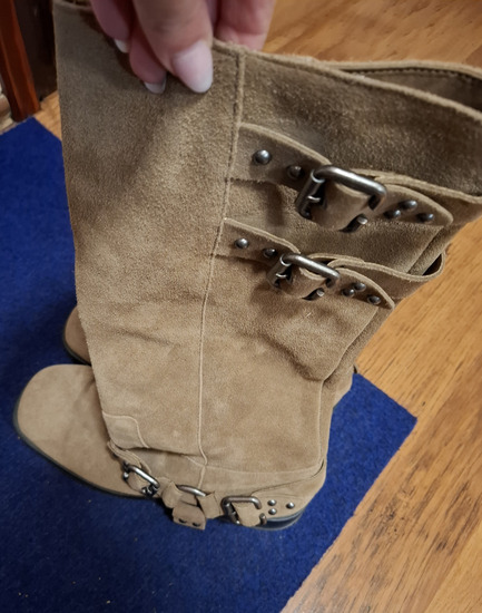 Stradivarius cizme lile miumiu koza 39