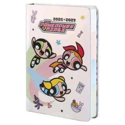 Datumirana agenda A6 2026/27 - Powerpuff Girls, 17-Month, Weekly