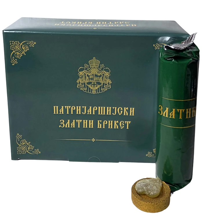 Kuća tamjana Kutija zlatnog briketa