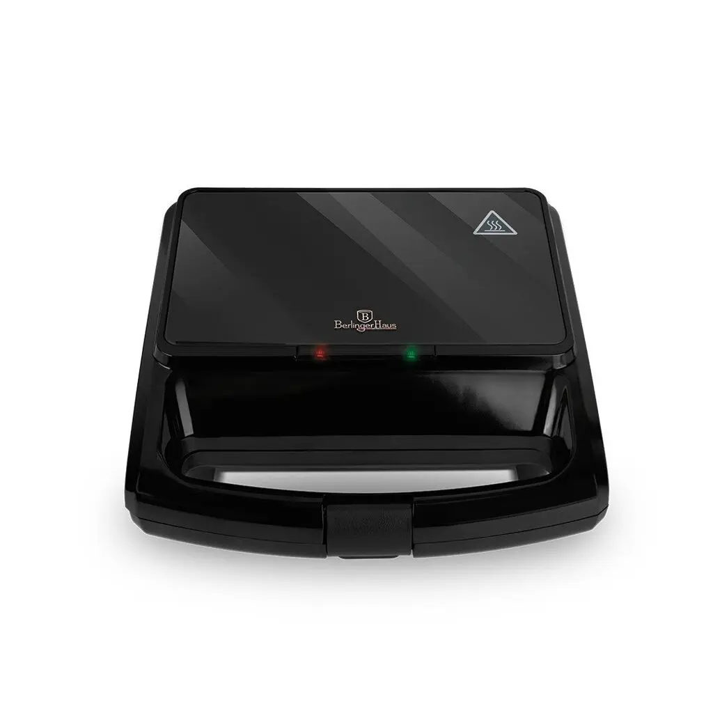 Berlinger Haus Sendvič toster Black Rose Collection BH-9965, 3u1, Crni