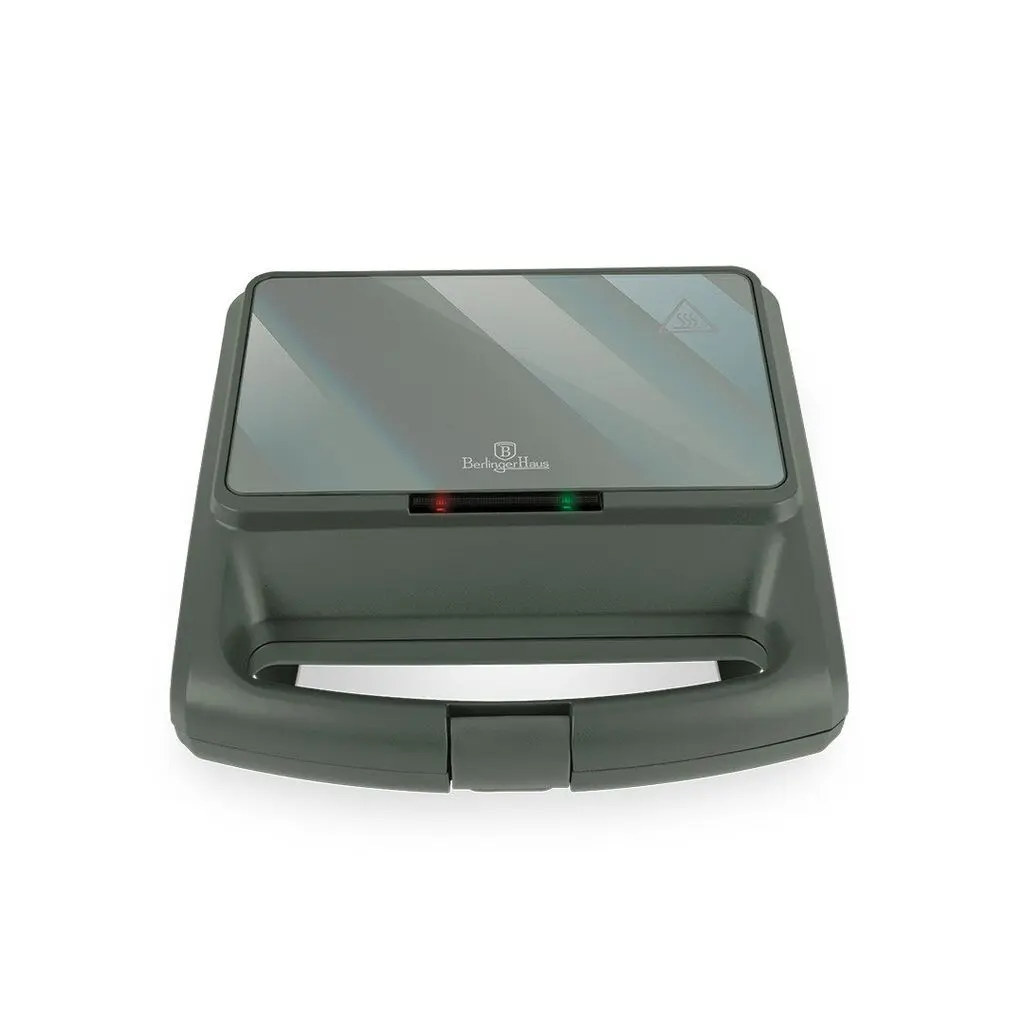 Berlinger Haus Sendvič toster Matte Green Collection BH-9978, 3u1, Zeleni