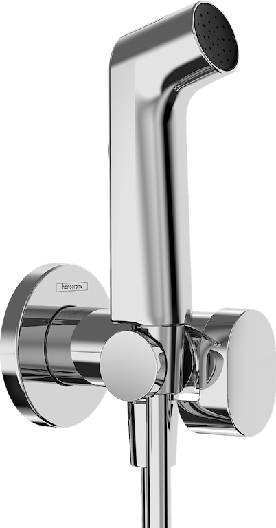 Hansgrohe Bidette S higijenski tuš za toplu vodu EcoSmart+ set sa priključkom, držačem ručice i crevom 125 cm 29232000