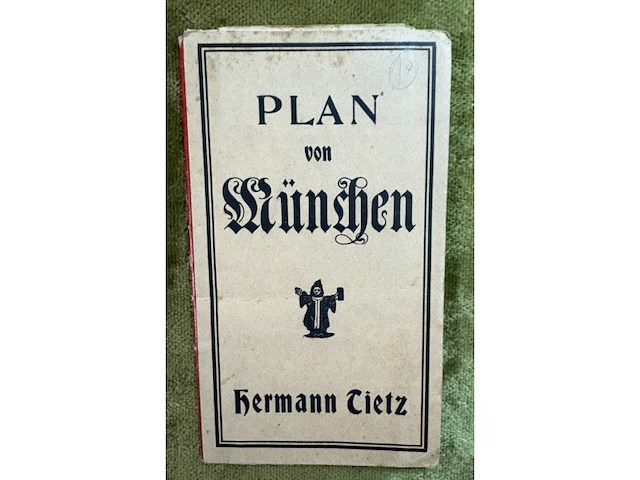 Plan von München Hermann Tietz