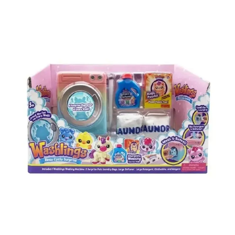 WASHLINGS Surprise Set — mašina za pranje veša sa iznenađenjima