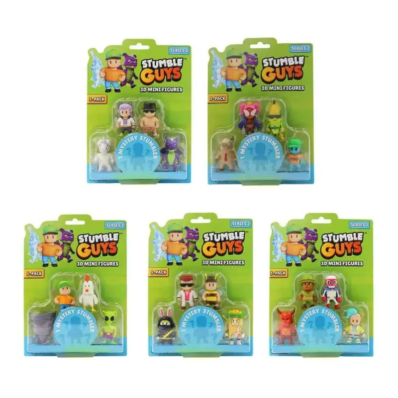 Stumble Guys Mini Akcione Figure – Pakovanje od 5 Figurica
