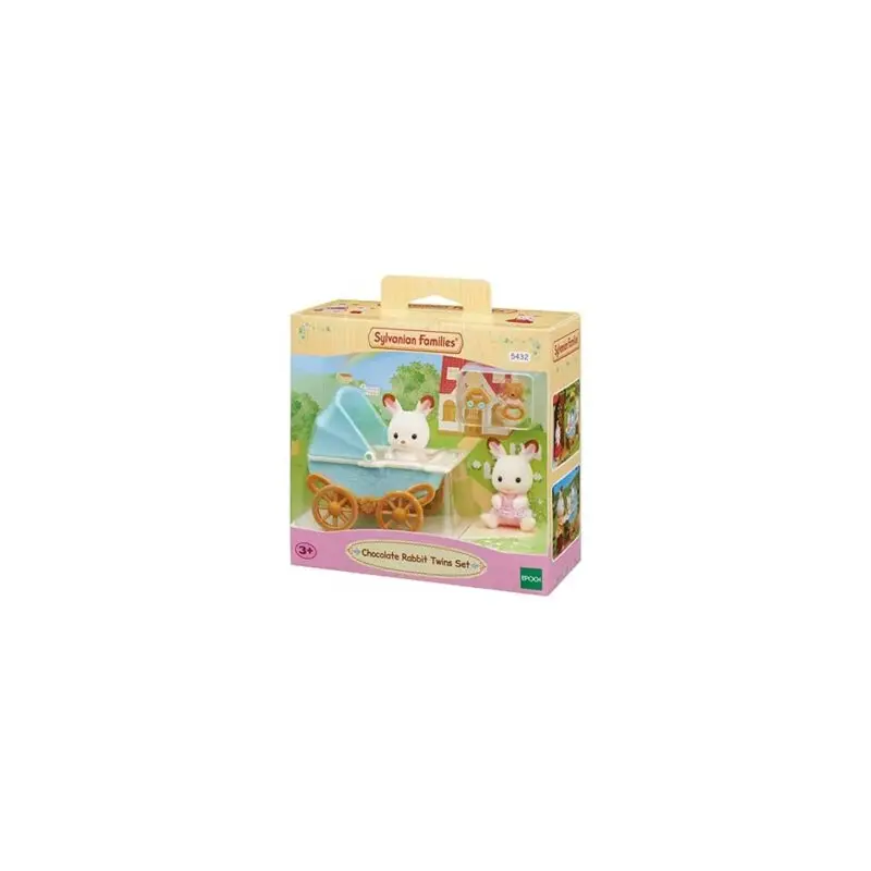 Sylvanian Families Coko Zeke Blizanci – Set Figura sa Kolicima