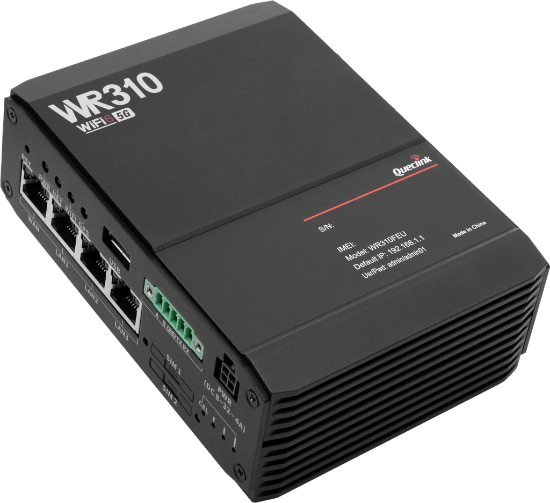 Queclink WR310FEU 5G router, WiFi 6,1xWAN, 3xLAN, 2xSIM, RS232/RS485, GNSS