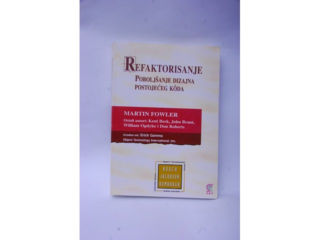 Refaktorisanje - Poboljšanje dizajna postojećeg koda