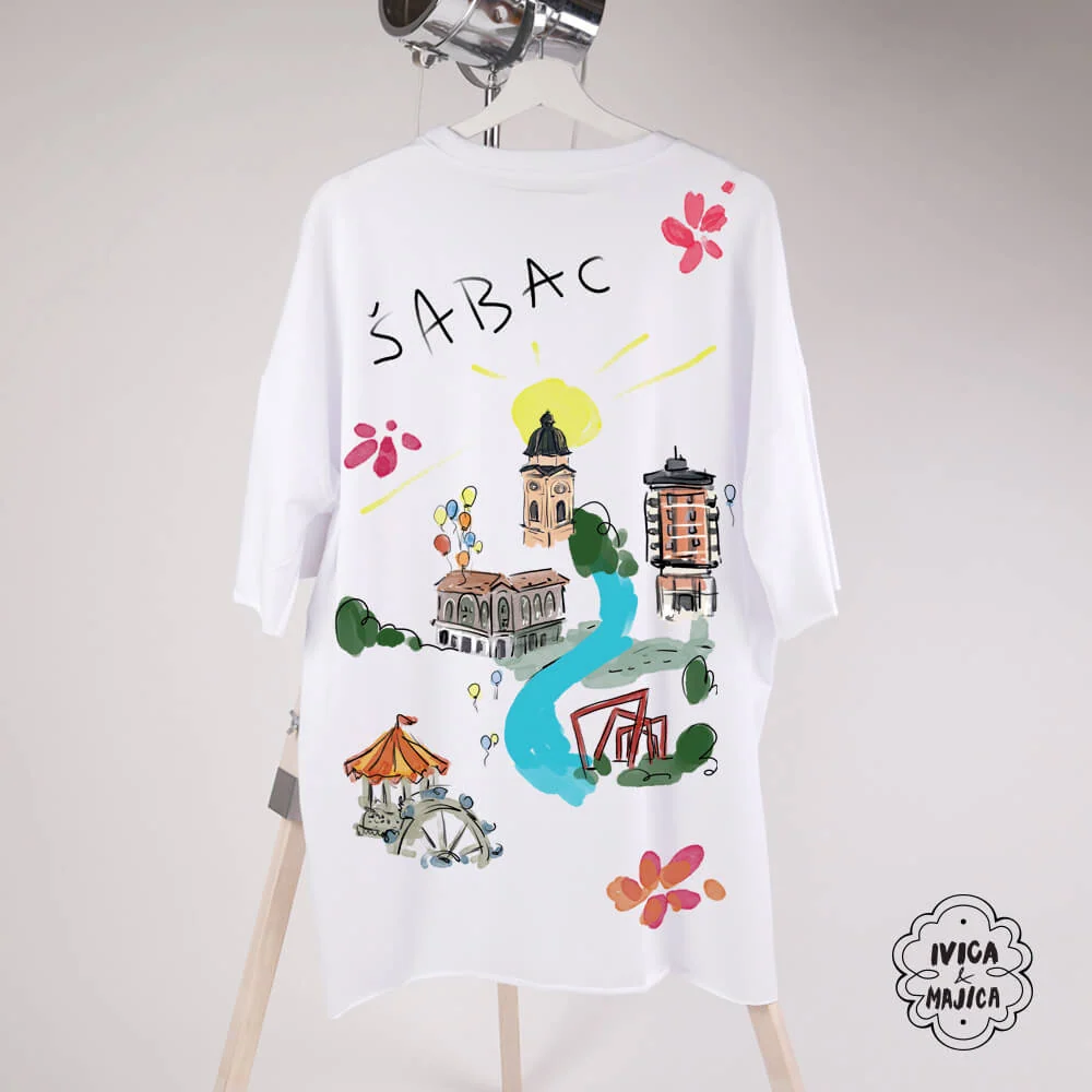 Šabac – Unisex oversize majica