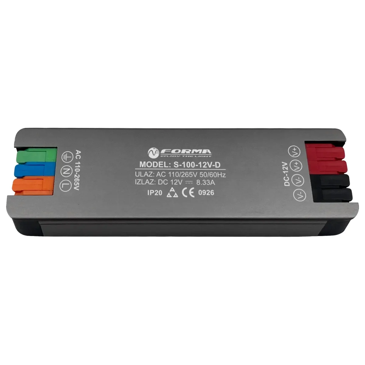 LED napajanje 12V 100W S-⁠100-⁠12V-⁠D