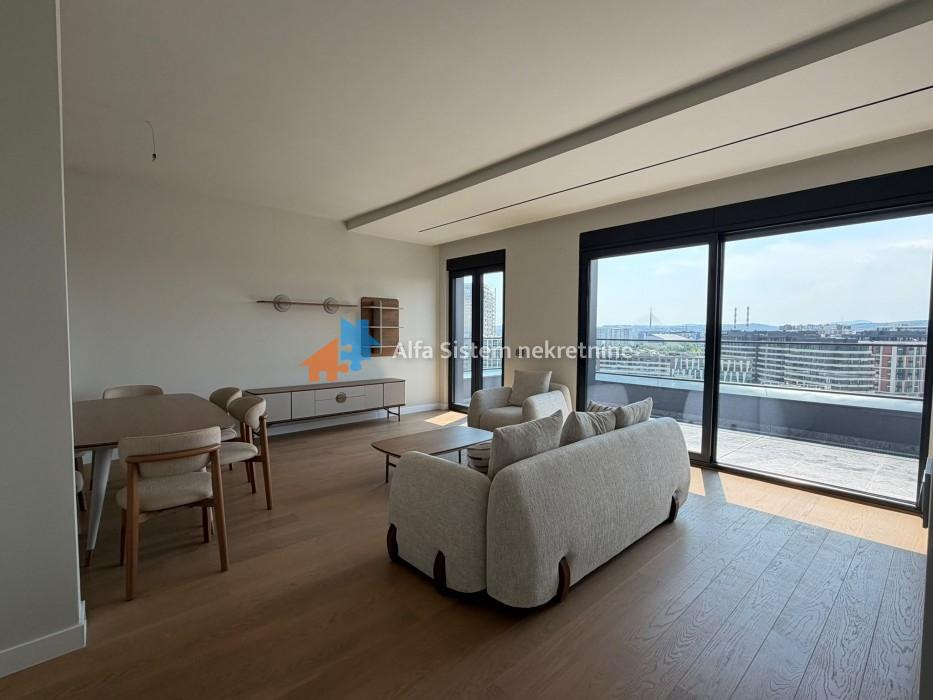 Četvorosoban stan za izdavanje, Blok 65, Beograd, 135m², 3.000 €/mes