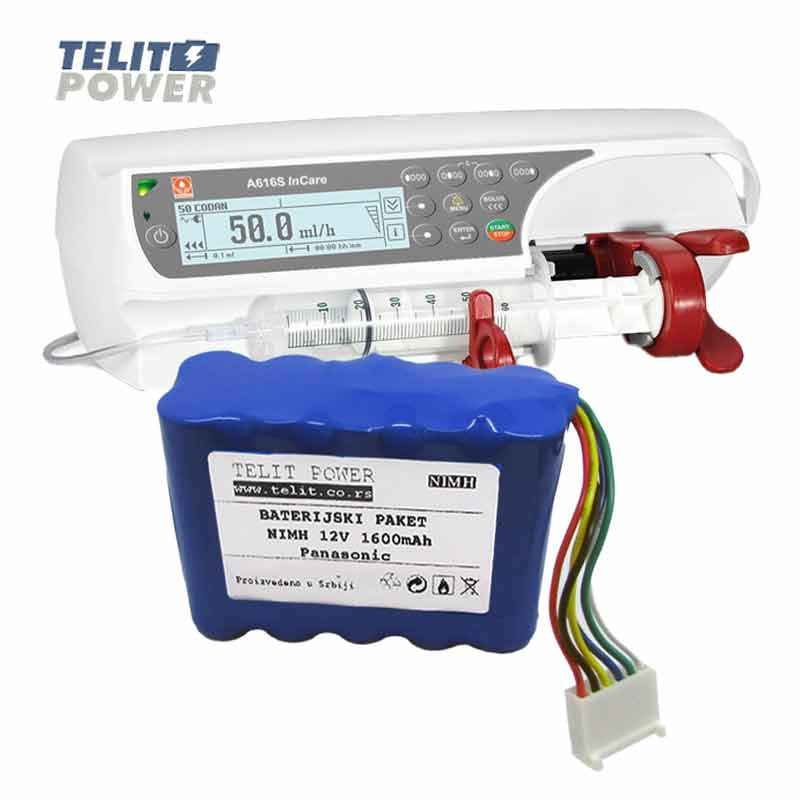 Reparacija NiMH baterija 12V 1600mAh za Argus pumpu A616S