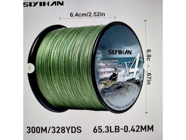 Upredena struna 300m  0,42mm