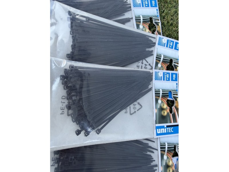UNITEC VEZICE ZA KABLOVE – 500 KOMADA – 10 PAKOVANJA –