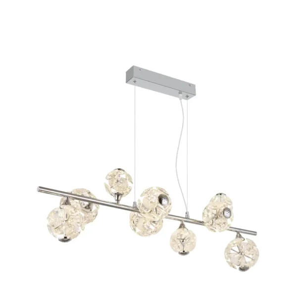 Globo Virina 16047-9HC | Visilica | hrom-providna | LED