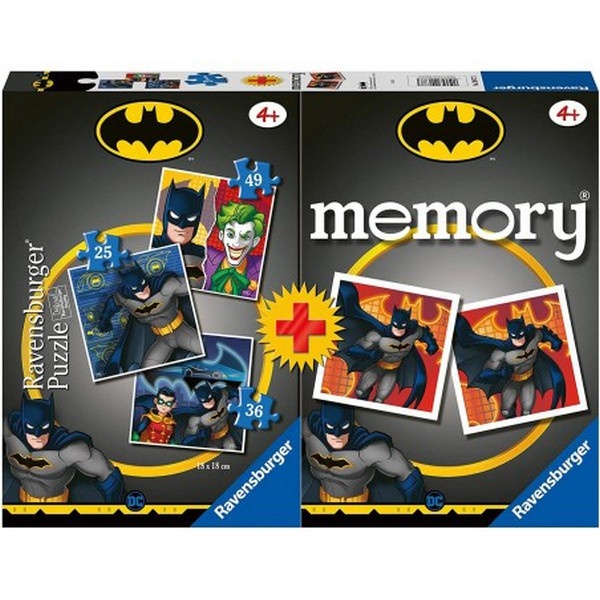 Ravensburger društvena igra – Memorija + puzzla Batman