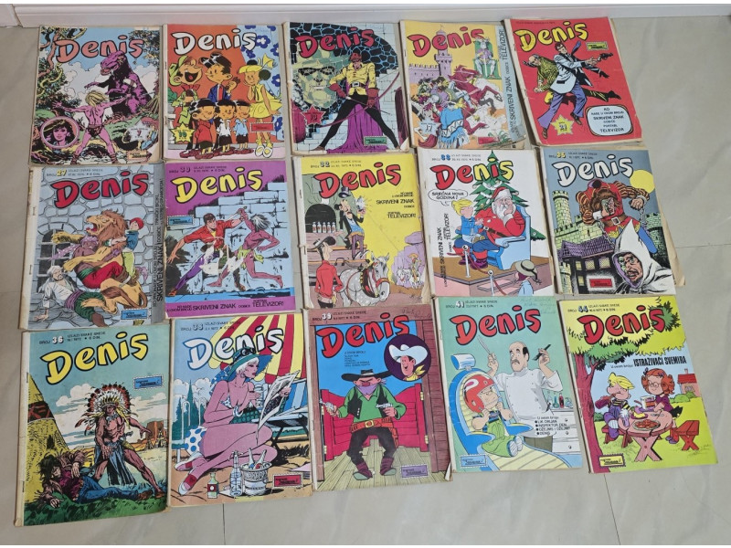 15 Denis stripova (početni brojevi)