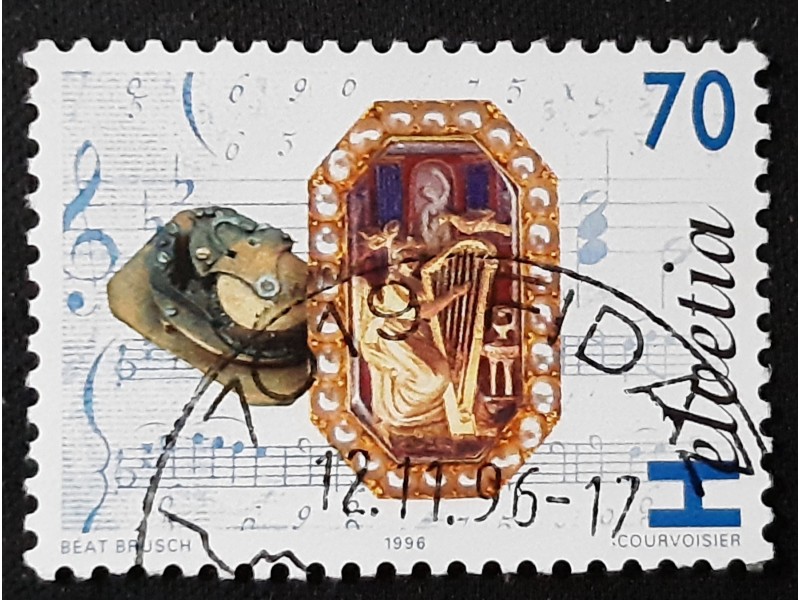 A101 Švajcarska 1996g žig