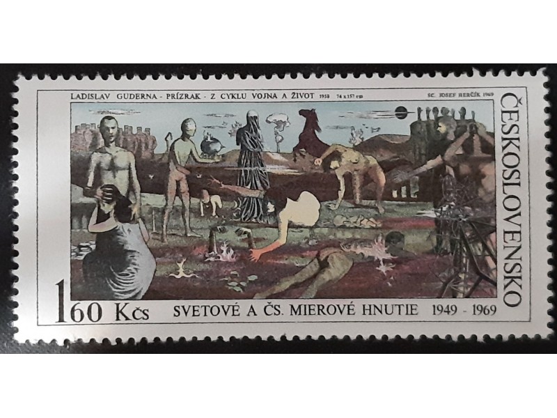 Čeh 9 Čehoslovačka 1969g samac cisto