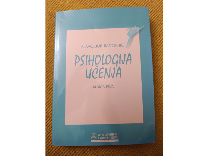 Psihologija učenja, autor Slavoljub Radonjić