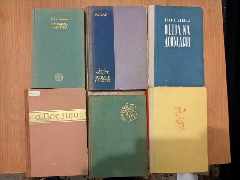 6 knjiga – Balzak, Hofman, Sekelj, Mirže, Lorens...