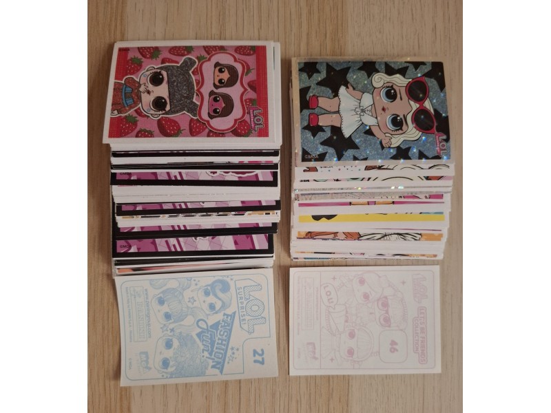 L.O.L. Panini lot oko 150 slicica