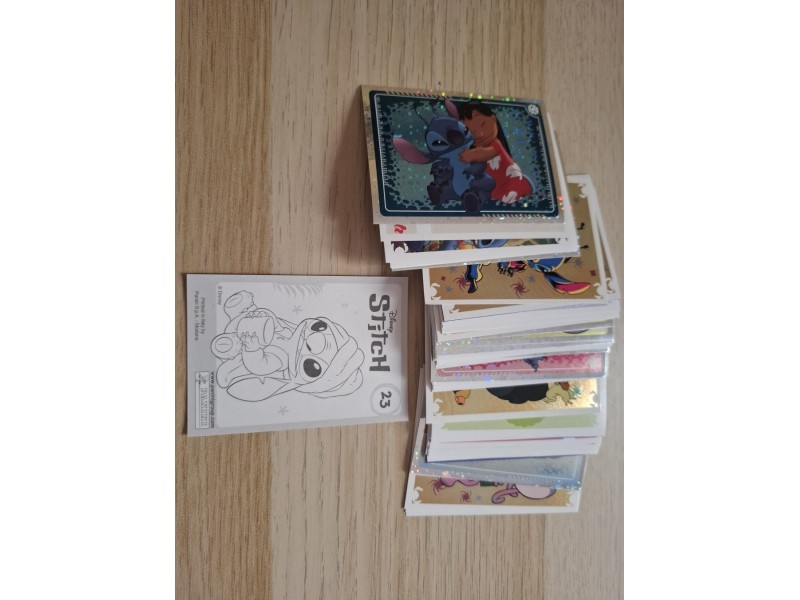 Stitch Panini - lot 75 slicica