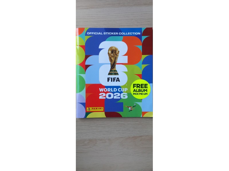 PANINI FIFA WORLD CUP USA 2026 ENGLESKI ALBUM PRAZAN