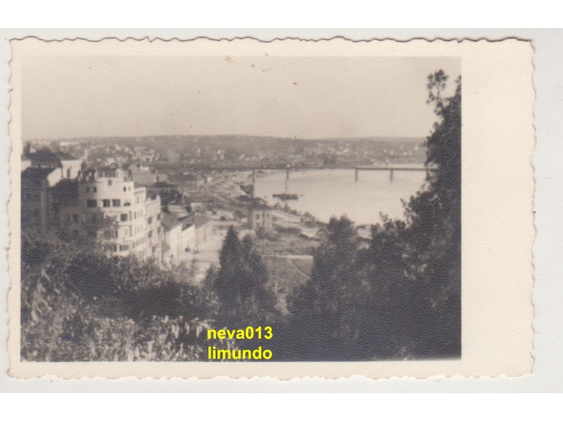 Stara FOTOGRAFIJA - panorama Beograda