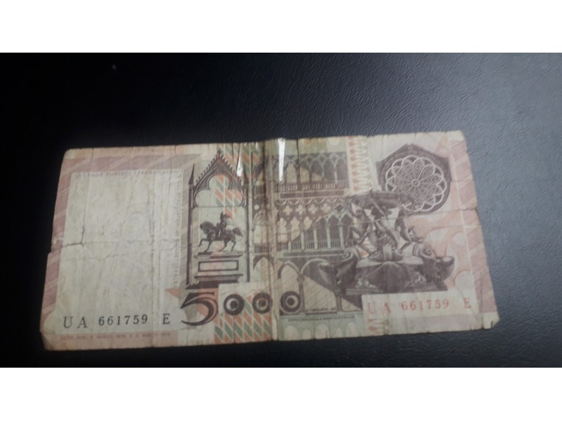Italija 5000 Lira 1979