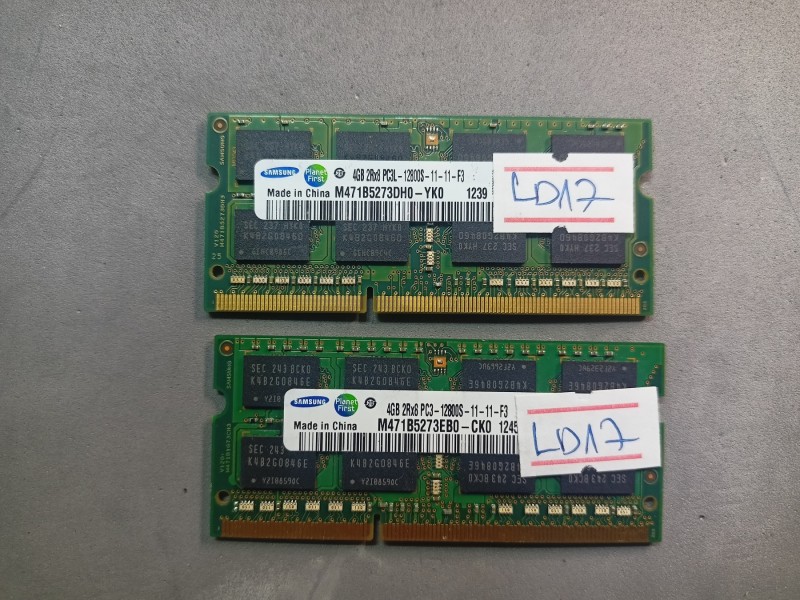 DDR3 8 Gb za laptop (2 x 4 Gb) # LD 17
