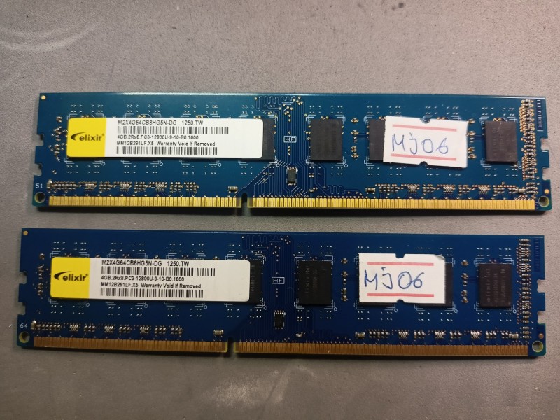 DDR3 8 Gb (2 x 4 Gb) # MJ 06