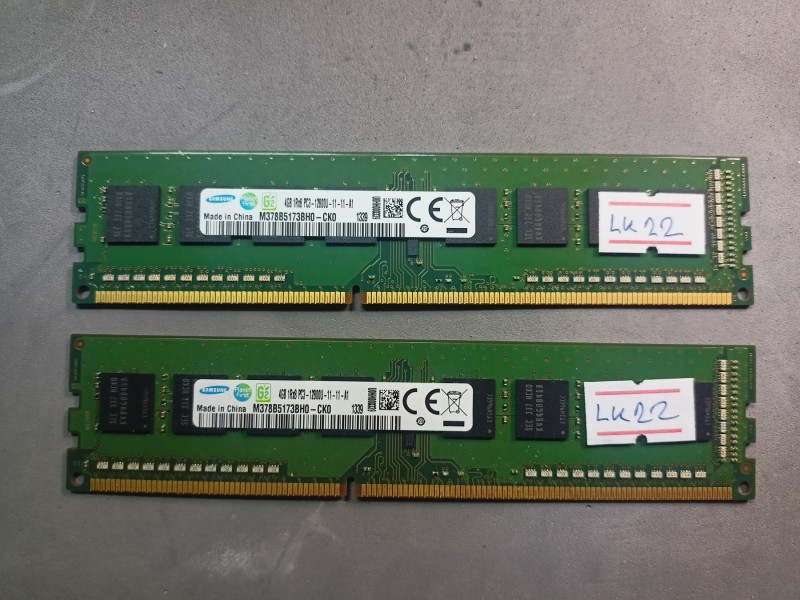 DDR3 8 Gb (2 x 4 Gb) # LK 22