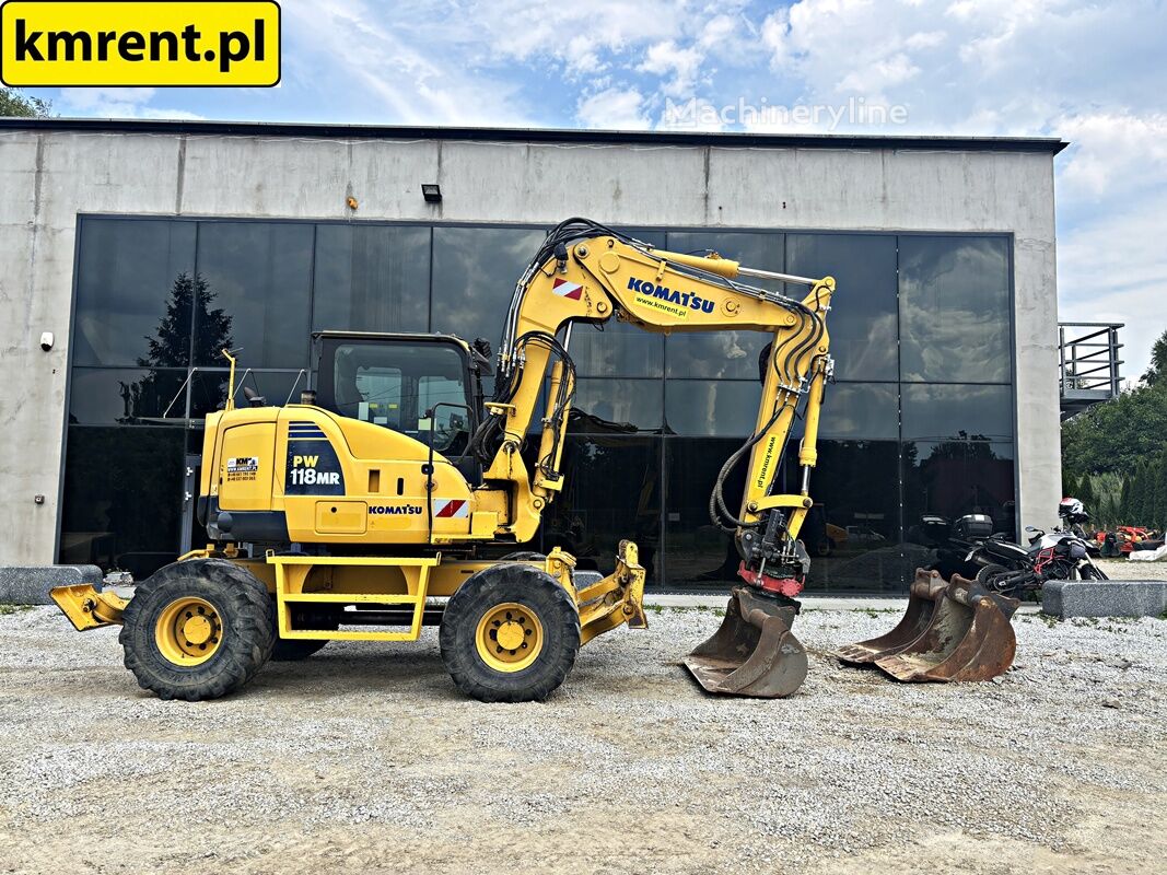 Komatsu PW 118 MR-8 KOPARKA KOŁOWA ROTOTILT 2017R | LIEBHERR A 309, TERE bager točkaš