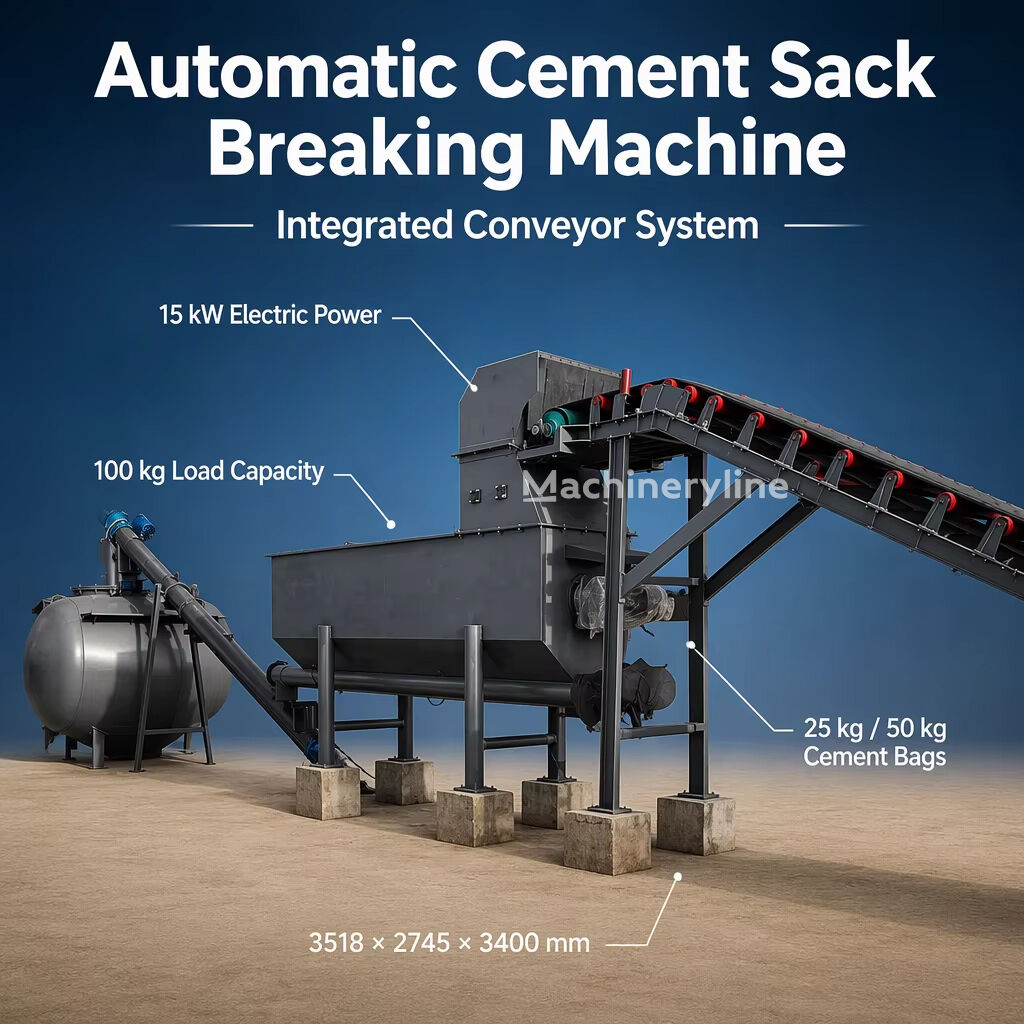 Novi Cement Bag Opening Machine silos za cement