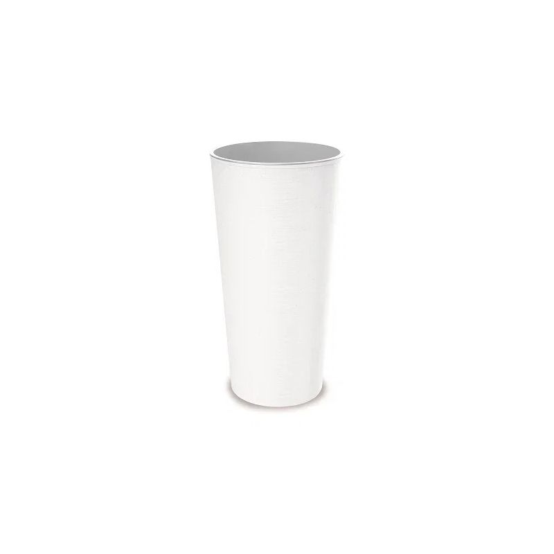 GARDINO Saksija melrose glamour okr. vis 30x57h bela