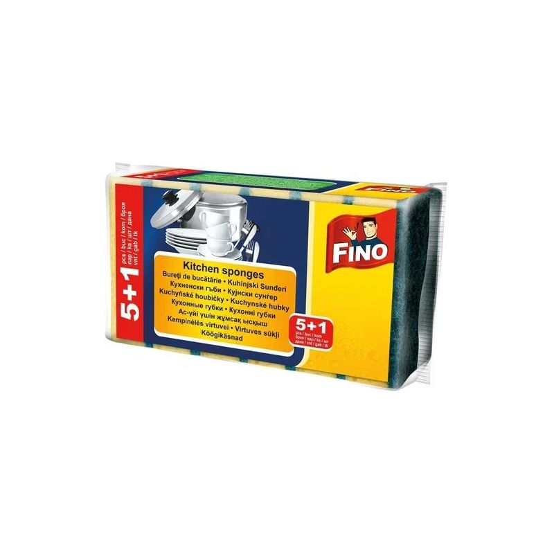 FINO INTL. Sunđer sa abrazivom 5 komada