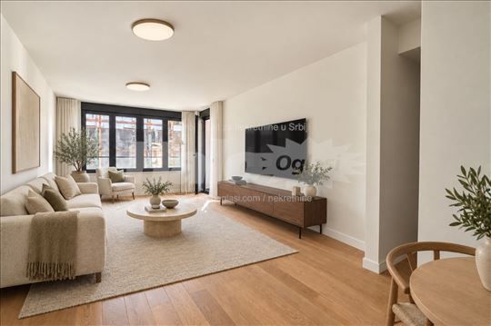 Airport Garden, lux trosoban 84m², bez provizije
