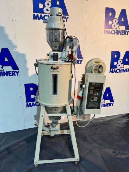 BPI SHD 50 KG WITH VACUUM LOADER ON STAND mašina za sušenje plastike