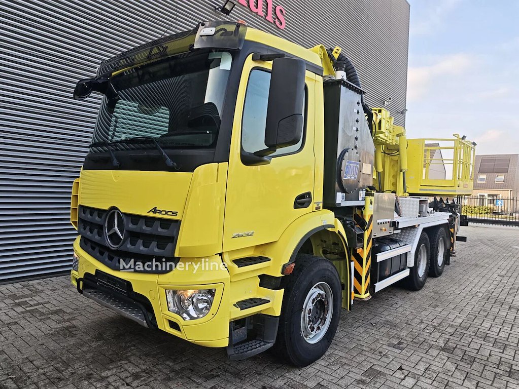 Mercedes-Benz Arocs 2632 6x4 AMV 11 SWL 1000 Tunnelplatform auto dizalica s korpom