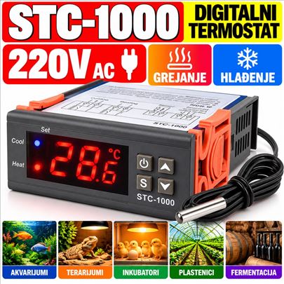Digitalni termostat 220V regulator grejanja i