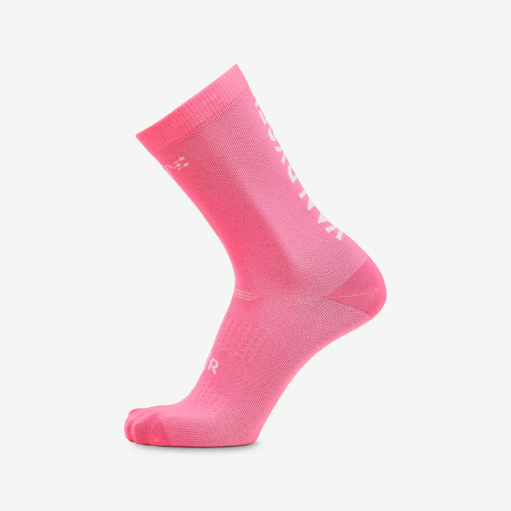 Roze biciklističke čarape EDR