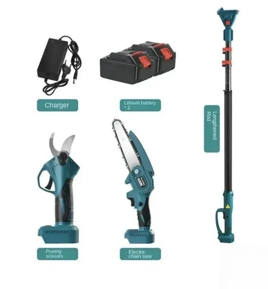 AKUMULATORSKA TELESKOPSKA TESTERA | Makita aku set testera + makaze