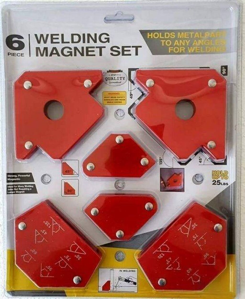 MAGNETI UGAONI ZA VARENJE SET 6 KOMADA | Komplet set magneta ugaoni