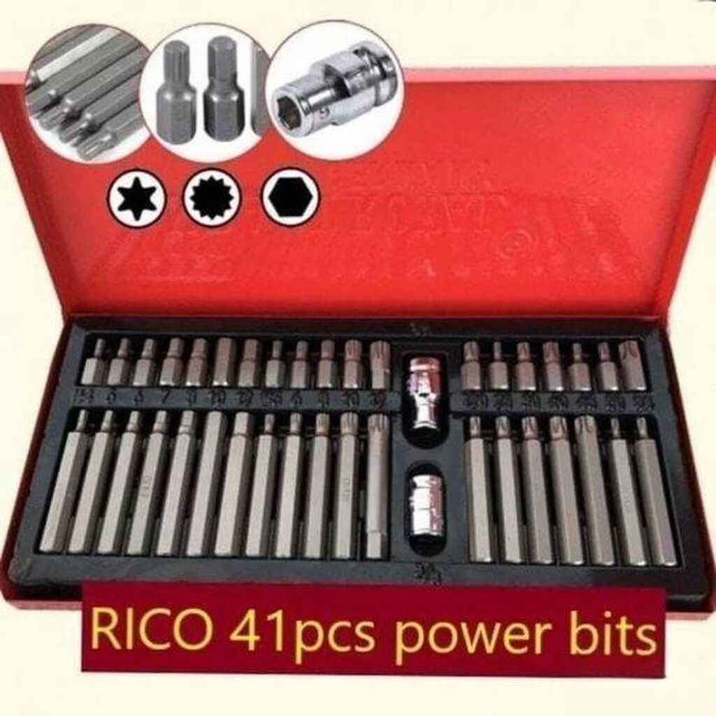 SET BITOVA 41 KOMAD | RICO set bitova 41 komad Sadrzaj1 Socket