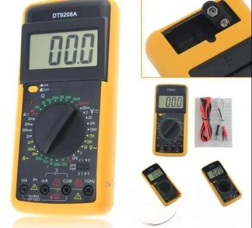 DIGITALNI UNIMER - DT9205A | Portable Digital Multimeter AC/DC