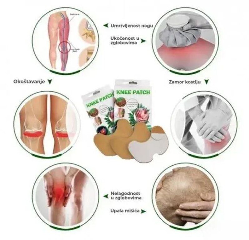 VRHUNSKI FLASTERI PROTIV BOLOVA KNEE PATCH ZA KOLENA | Za kolena i