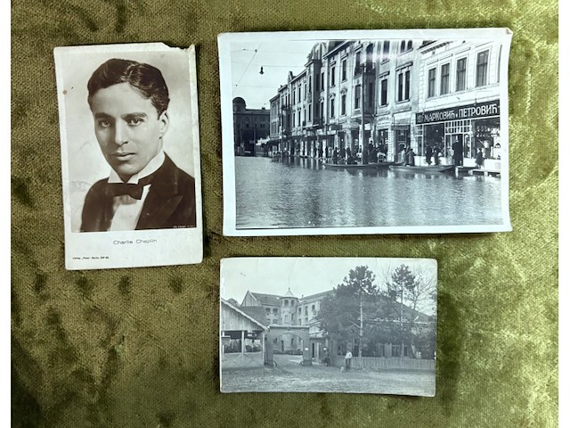 3 stare fotografije Beograd 1924,Čaplin
