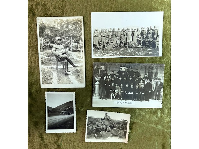 5 starih vojnih fotografija 1930