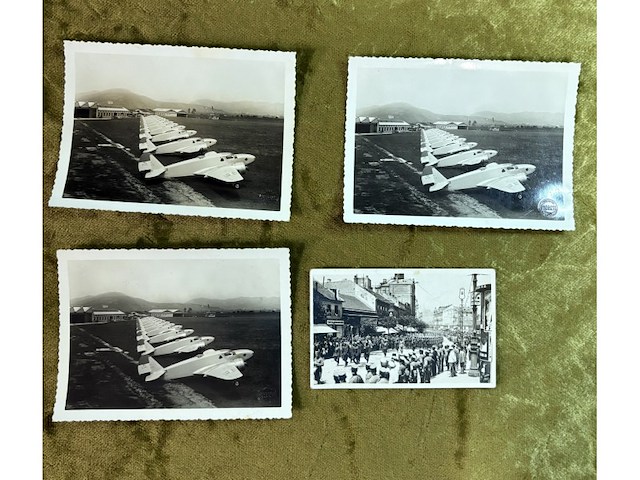 Fotografije aviona Caproni Ca.310 i razglednica
